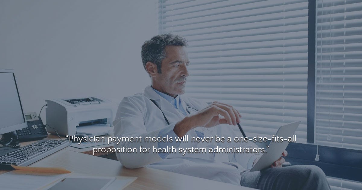 Pros and Cons of Physician Compensation Models