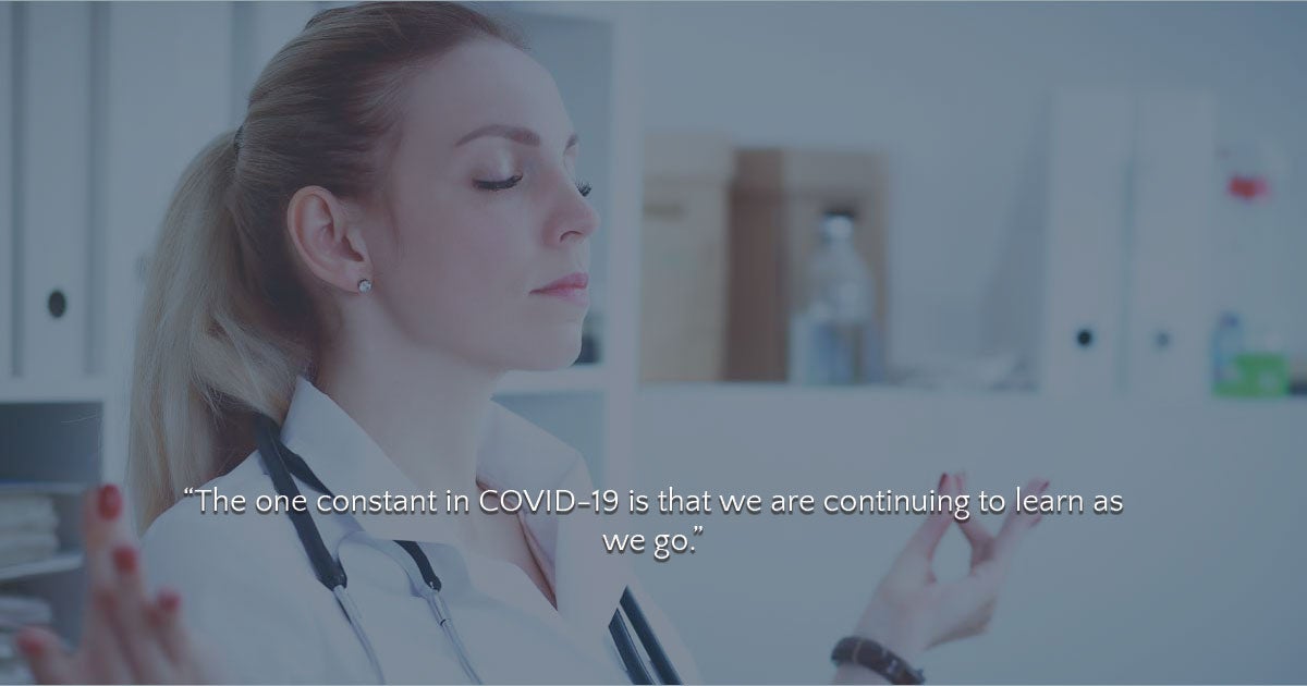 How Physicians Can Cope with Stress During COVID-19